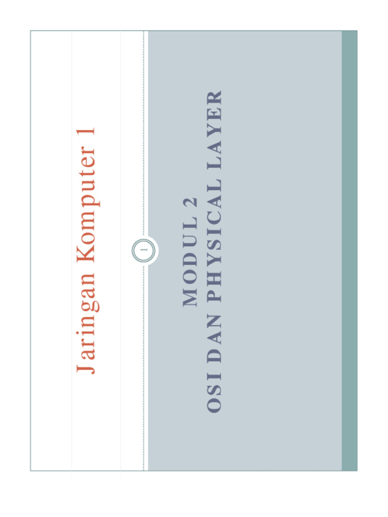 Modul Physical Layer | PDF