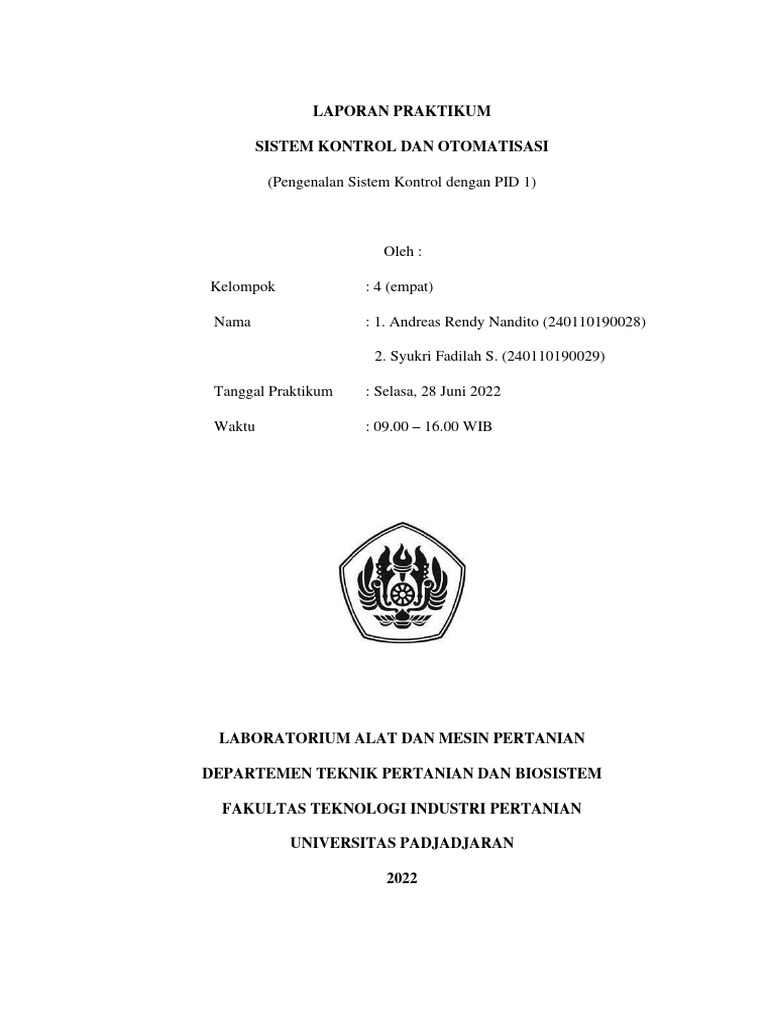 Laporan Praktikum 4 - Pengendalian Cahaya Dengan PID | PDF