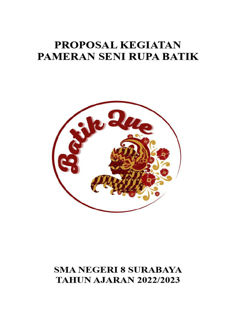 Prop Pameran Seni Rupa Batik | PDF