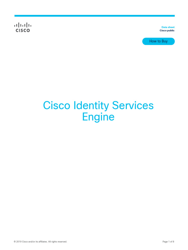 Cisco Identity Services Engine | PDF