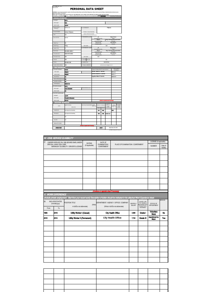 PDS Template | PDF | Government