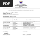 Daily Teacher Activity Log | PDF