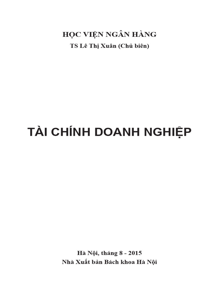 Giáo Trình TCDN1 PDF | PDF