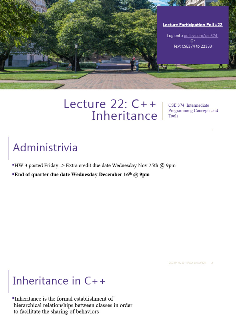23 Cpp Inheritance Cont Pdf Inheritance Object Oriented Programming Class Computer 4392