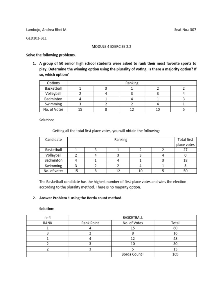 Module 4 Exercise 2.2 | PDF