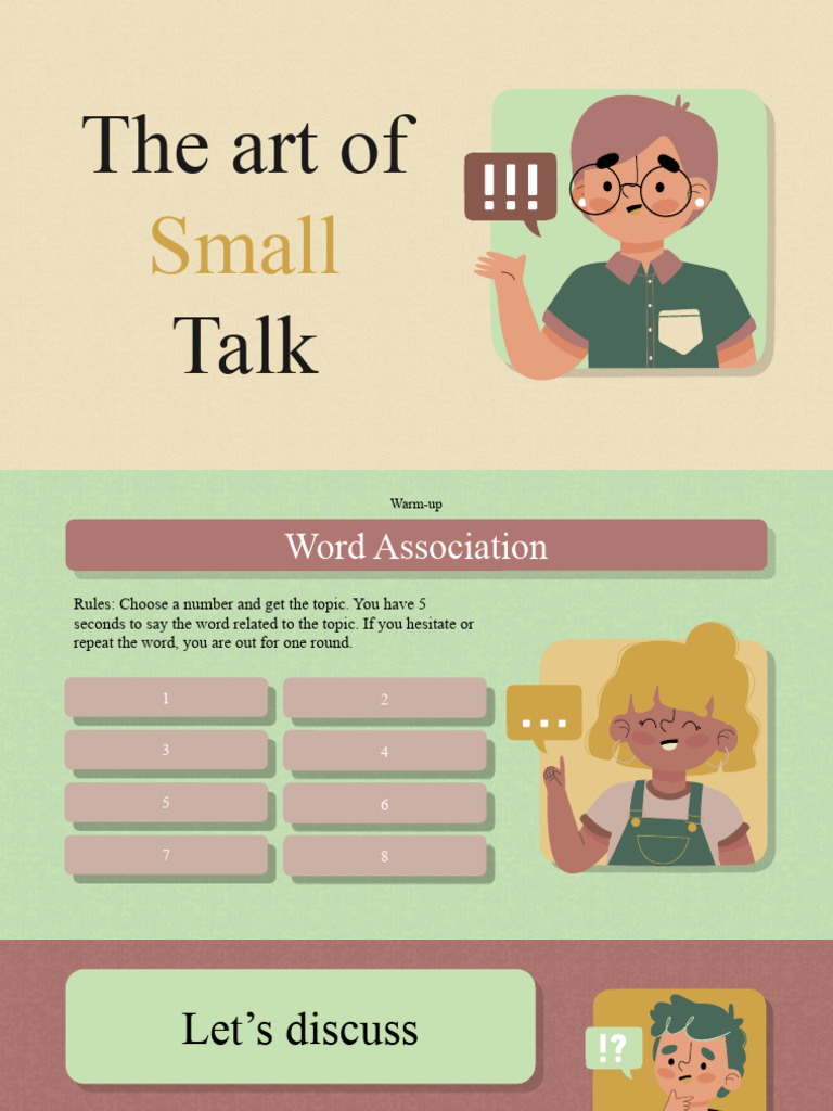The Art of Small Talk | PDF