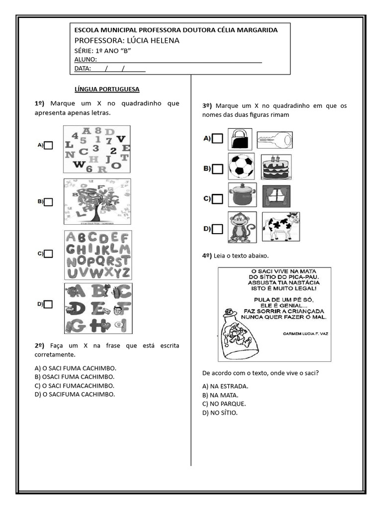 2º Simulado 1º Ano Pdf