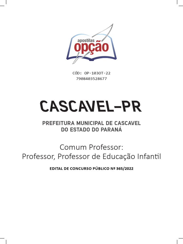 Apostila Professor | PDF