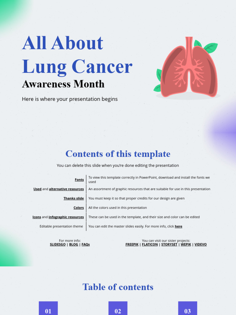 Lung Cancer Awareness Month Guide | PDF