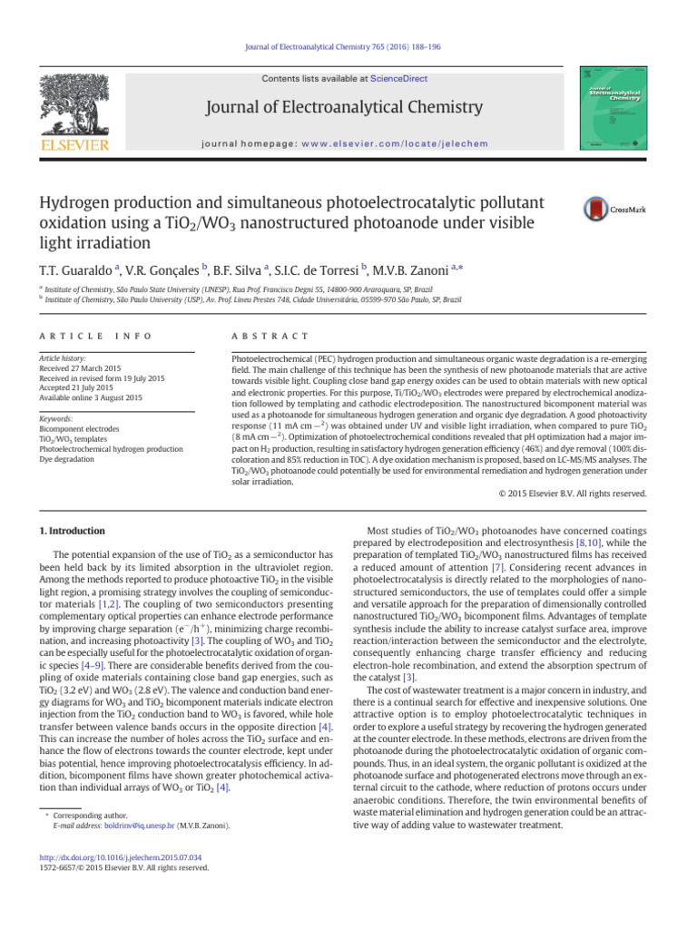 2-s2.0-84961120848 (1) Abbas Important | PDF | Titanium Dioxide | Redox