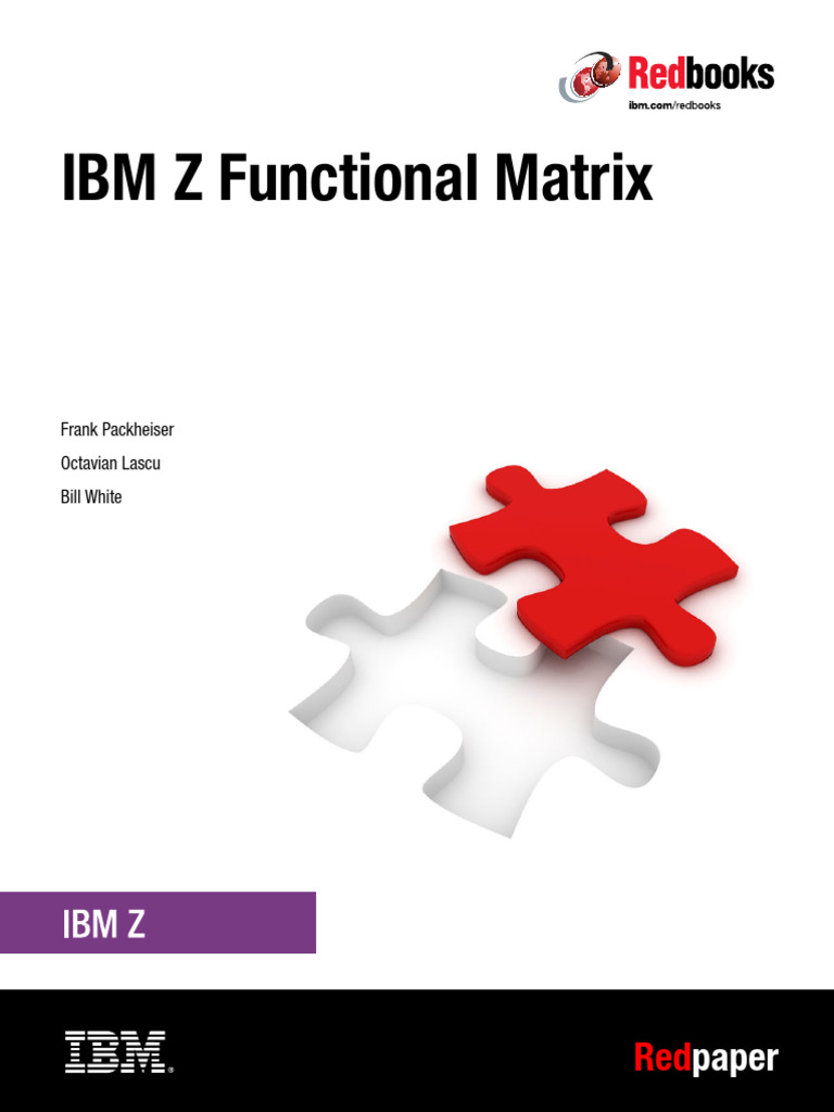 Mainframe Functional Matrix 2018 z14 ZR1 | PDF | Cryptography | Encryption