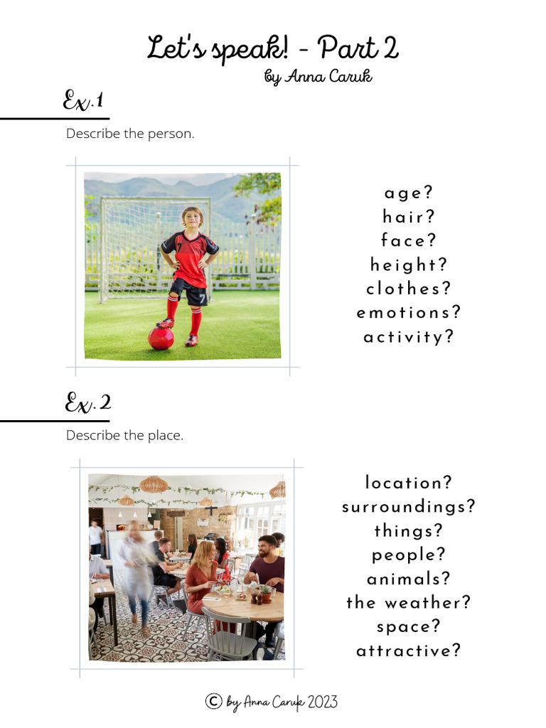 Let - S Speak! - Part 2 A1A2 | PDF