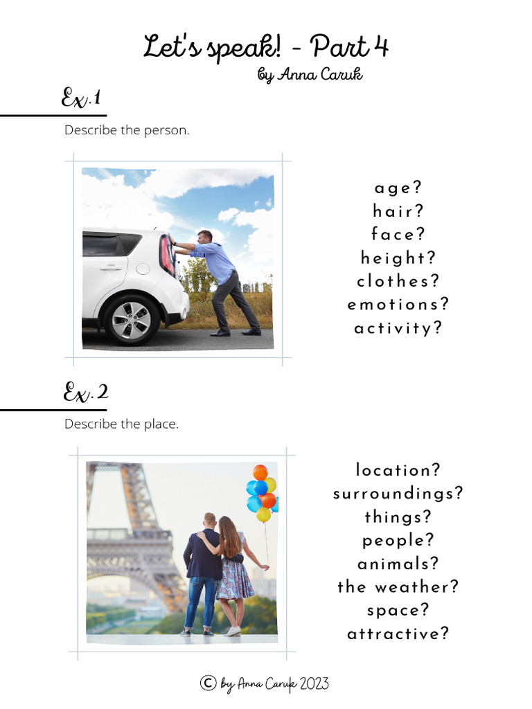 Let - S Speak! - Part 4 A1A2 | PDF
