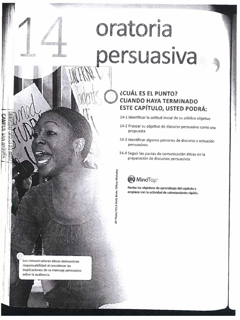 Cap 14 Verderber Oratoria Persuasiva | PDF