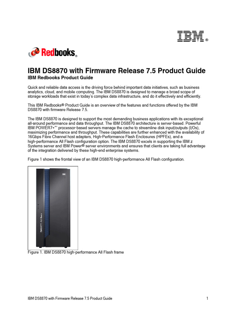 DS8870 Product Guide | PDF