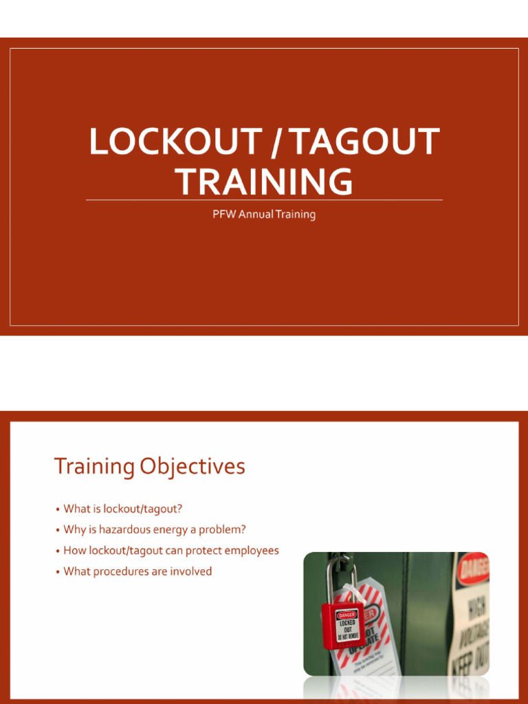 Lockout+Tagout+Training | PDF