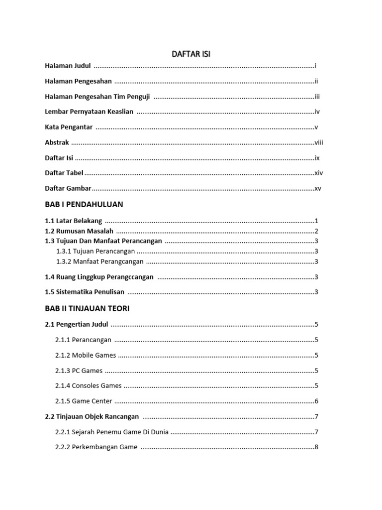 Daftar Isi | PDF | Komputer