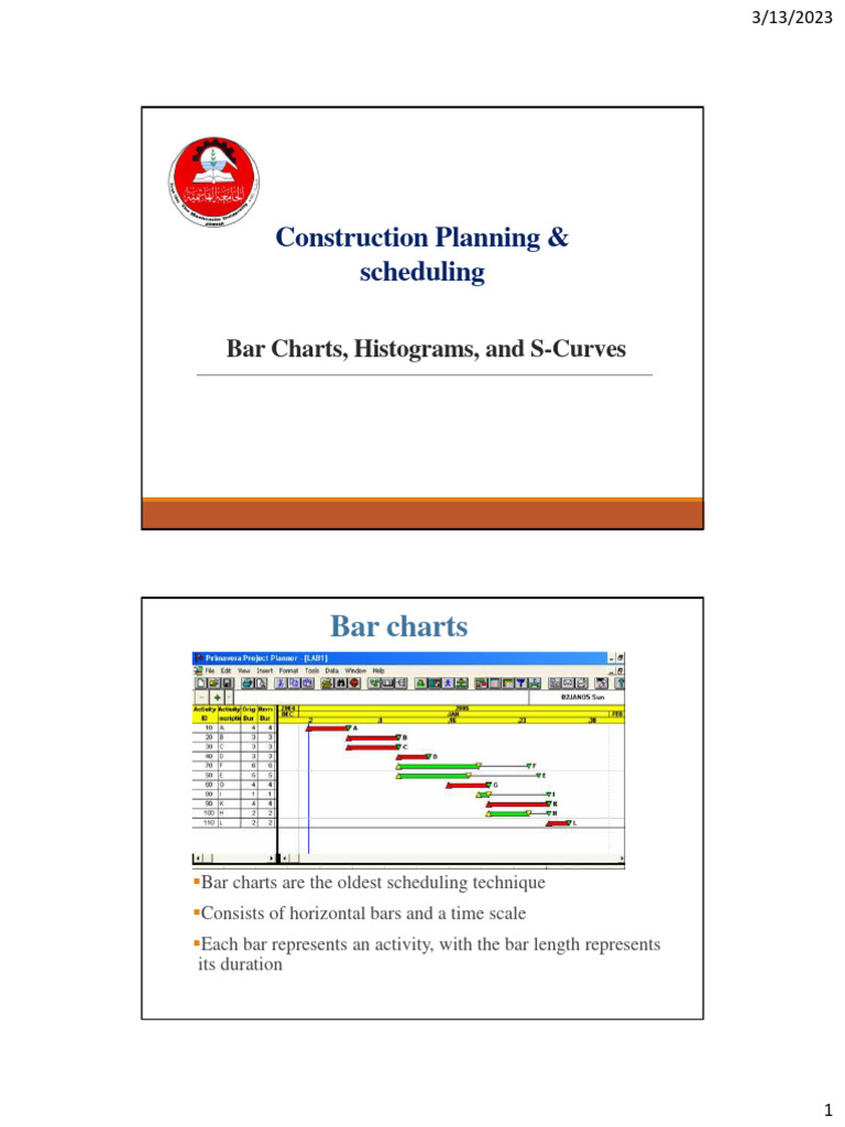 3 - Bar Charts Histograms and S-Curves | PDF | Histogram | Chart