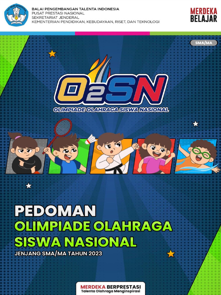 03 Pedoman O2sn Jenjang Sma Tahun 2023 | PDF