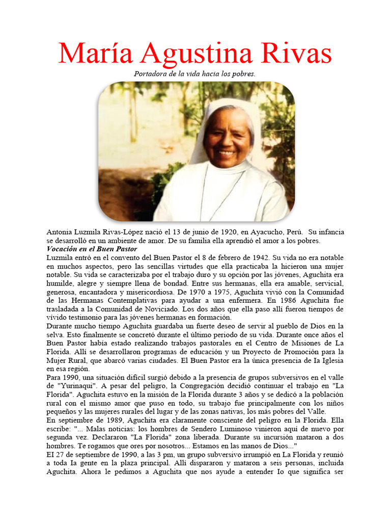 María Agustina Rivas | PDF | Rosario | Jerome