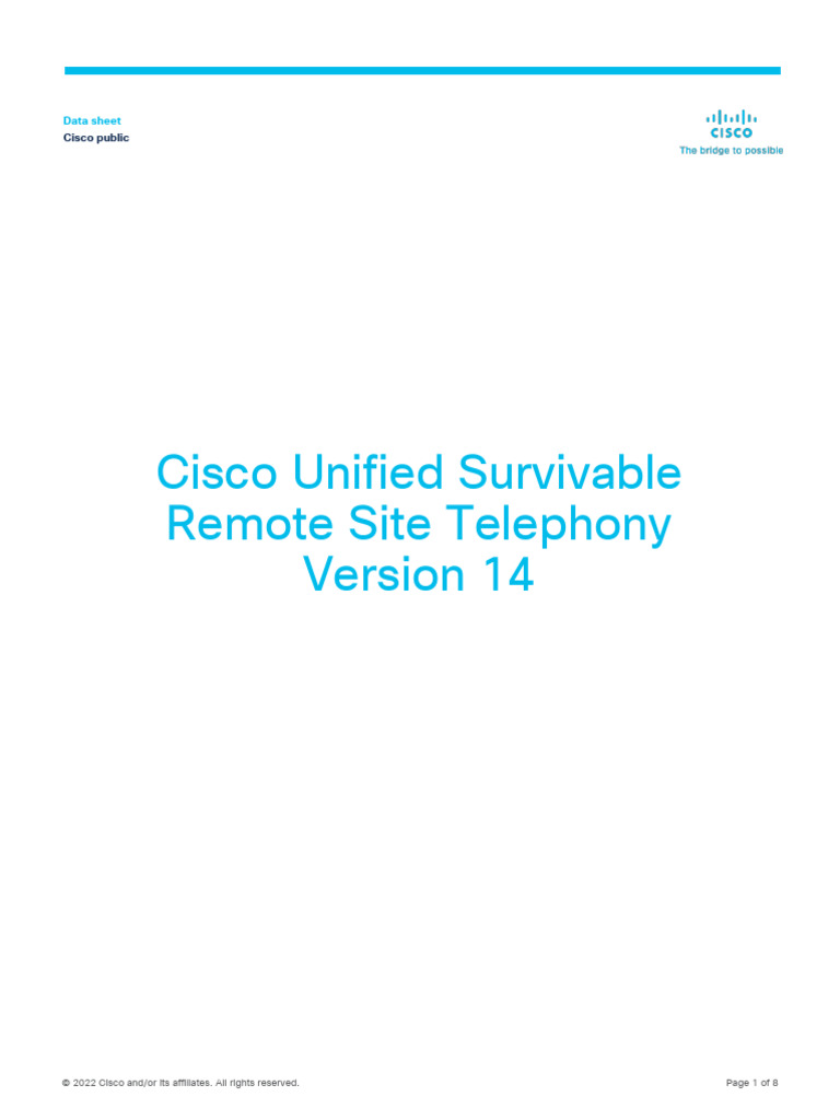 Data Sheet c78 744126 | PDF | Session Initiation Protocol | Computer Network