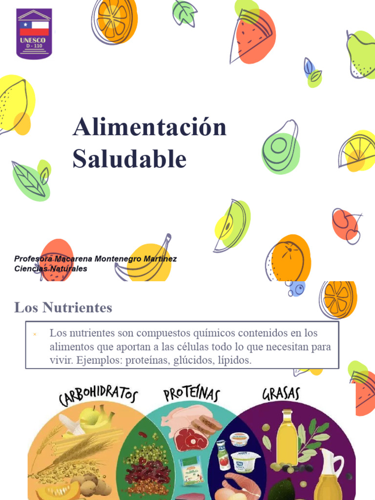 Alimentación Saludable 5to | PDF