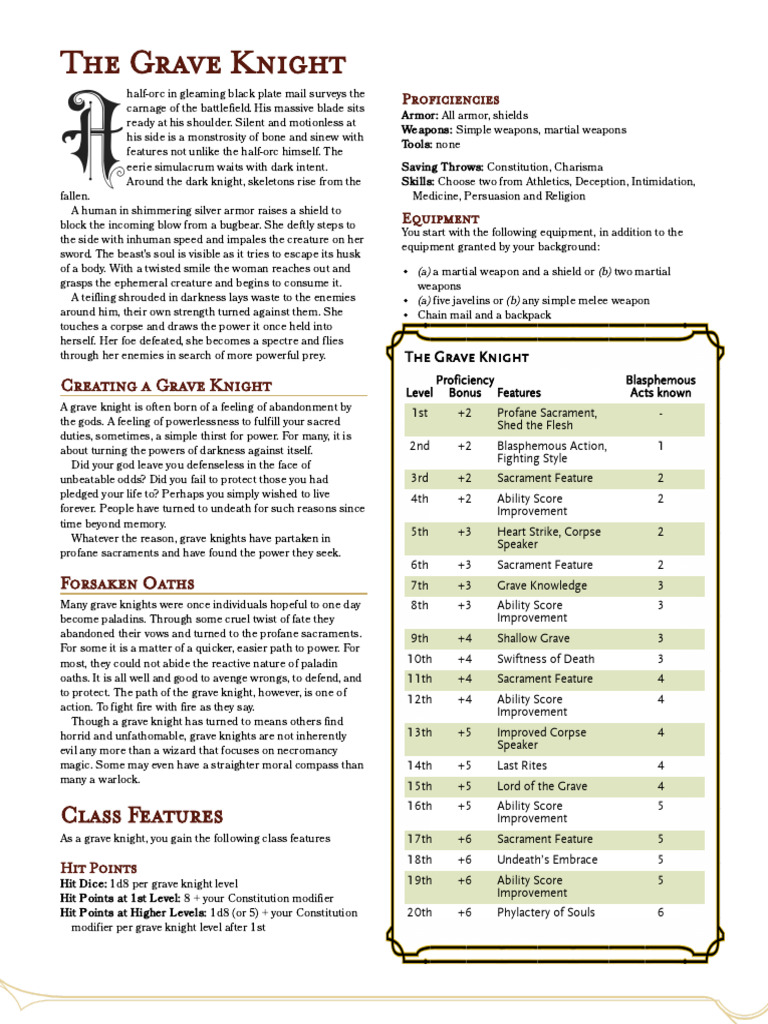 Grave Knight | PDF