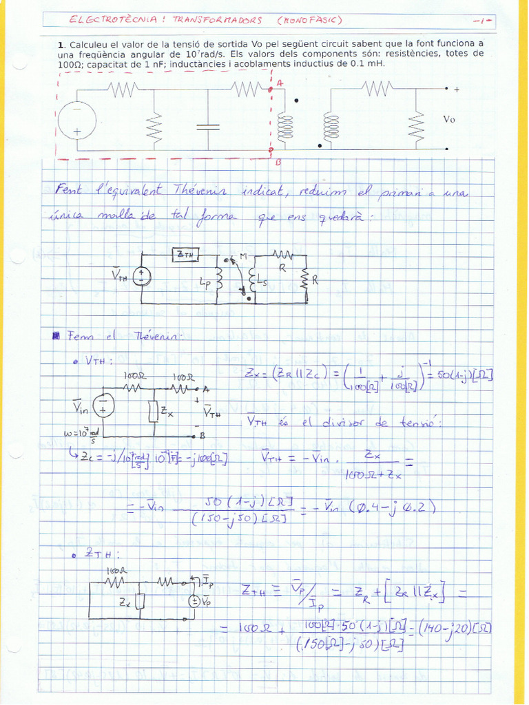 Solucions Trafos Part1 | PDF