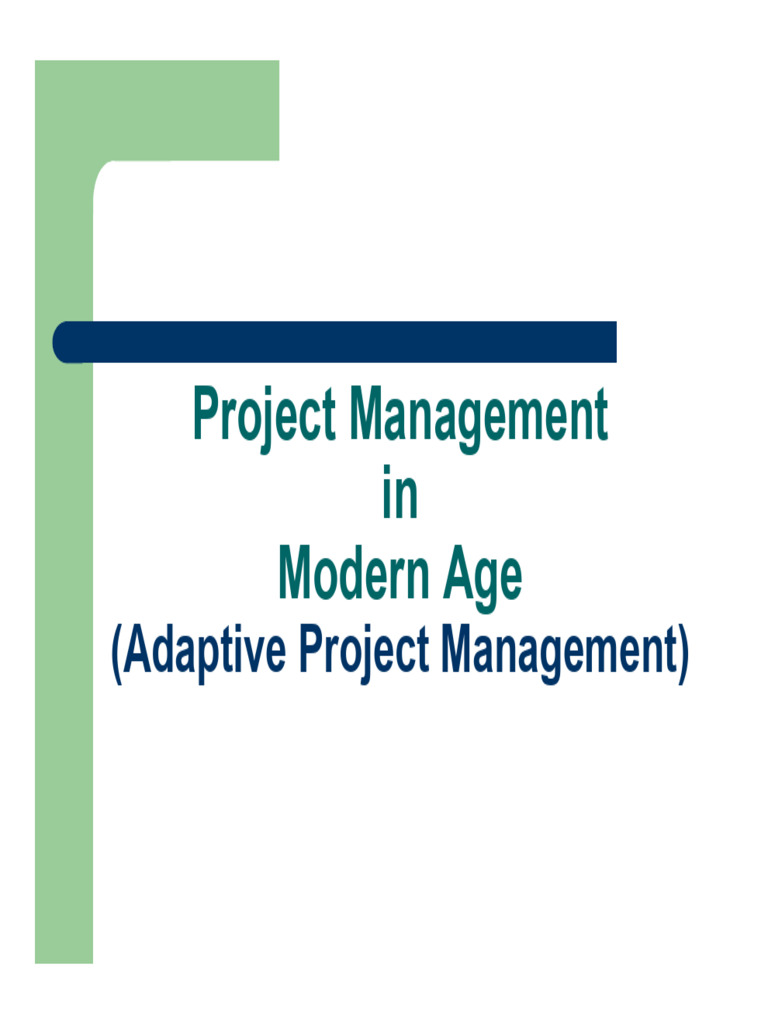 Project Success Features Through Adaptive Project Management | PDF ...