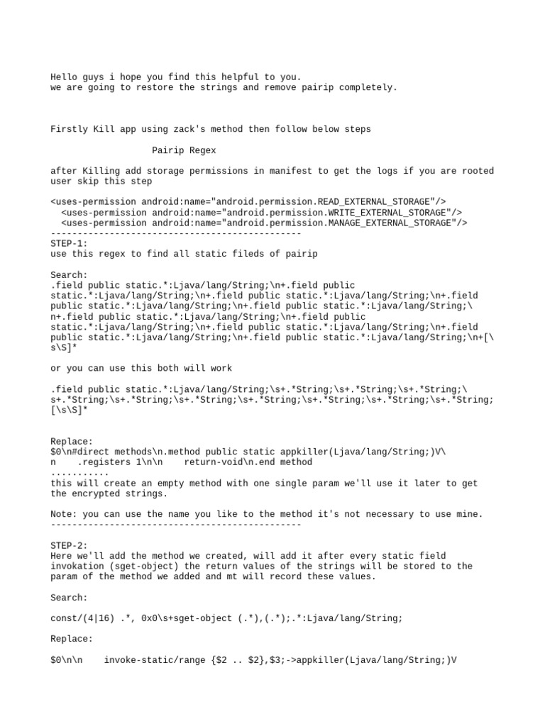 Pairip Updated | PDF | Software | System Software