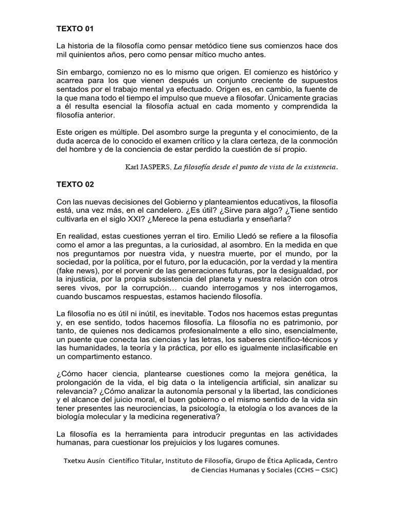Textos EV0 | PDF