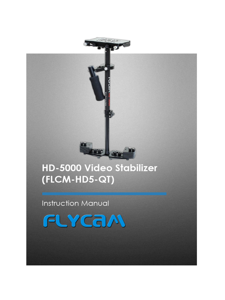 FLYCAM HD 5000 Video Stabilizer FREE Table Clamp and Quick Release ...
