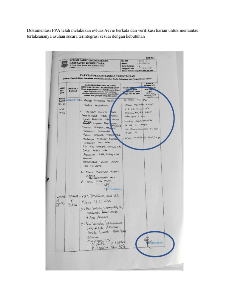 Dokumentasi PPA Telah Melakukan Evluasi | PDF