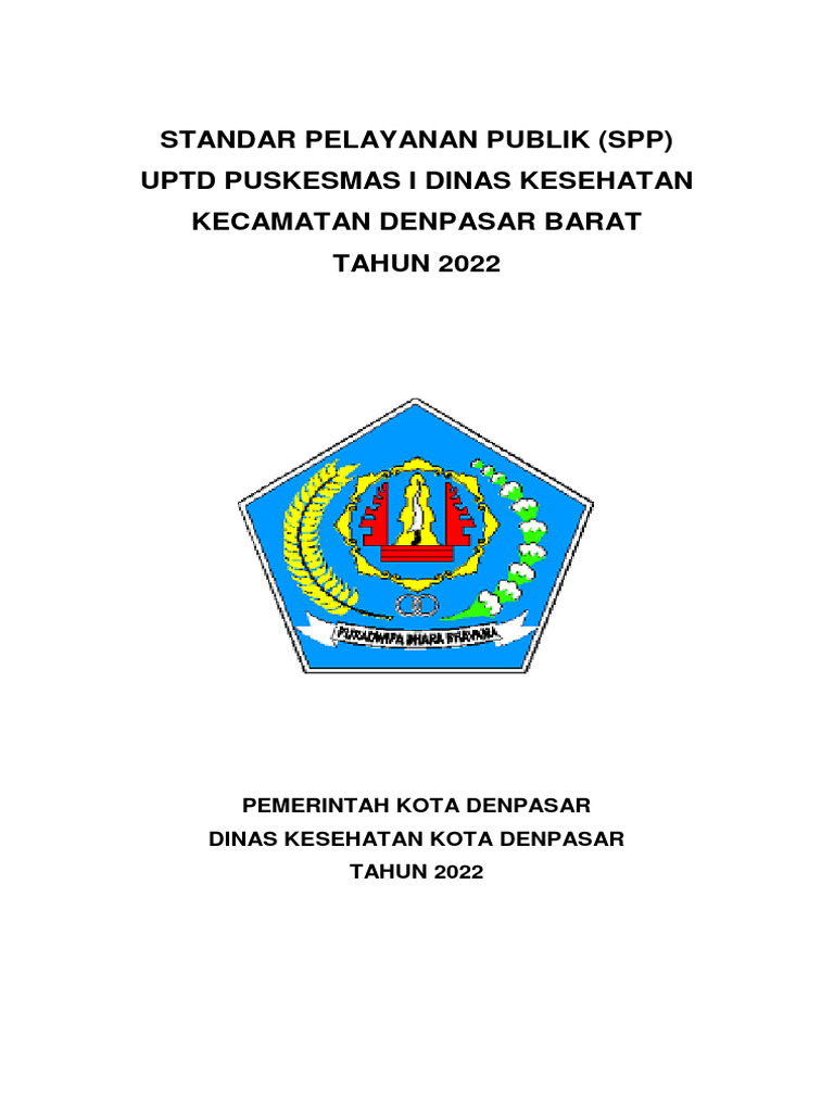 Contoh Standar Pelayanan Publik (1) | PDF