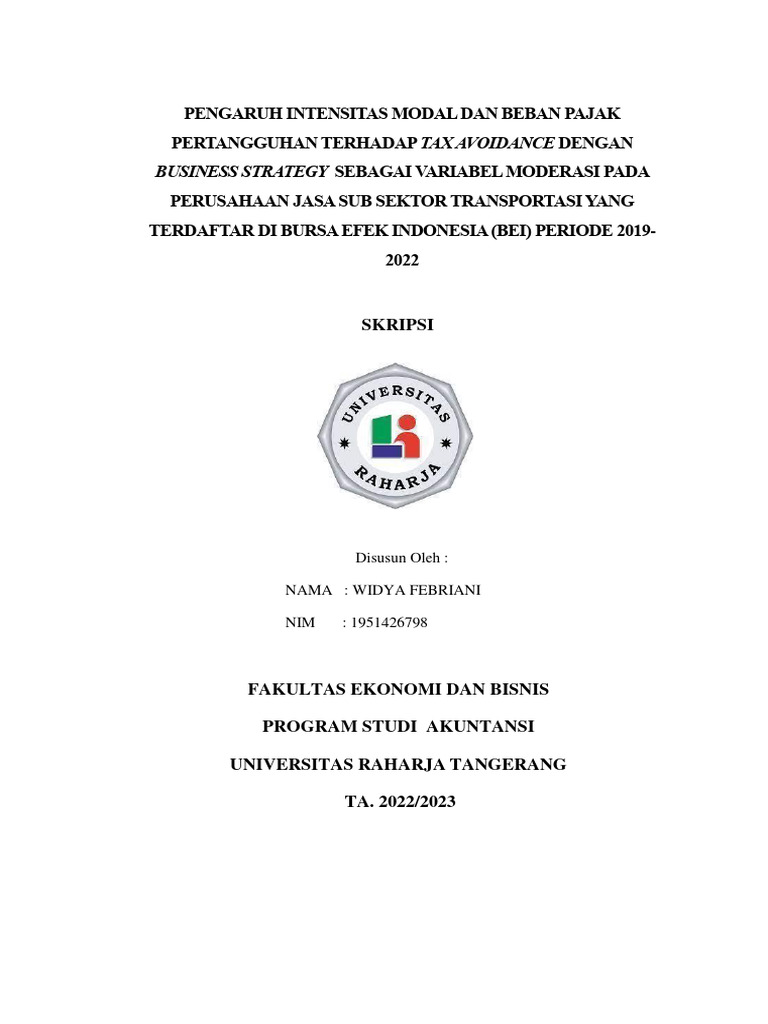 Skripsi Widya.f | PDF