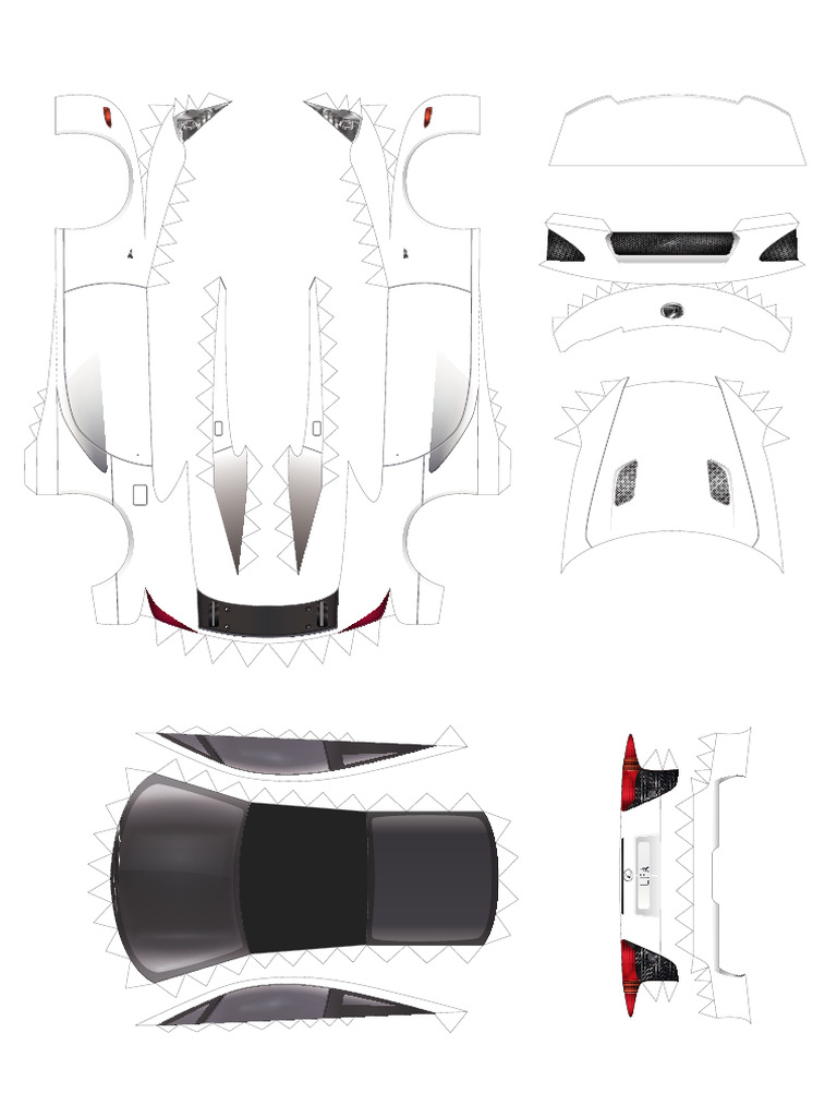 Lexus LFA Papercraft | PDF