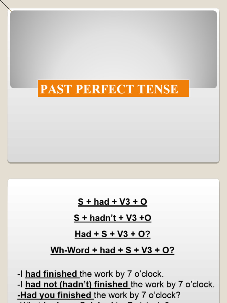 Past Perfect Simple - Continuous With Time Clauses - B2mix101p | PDF