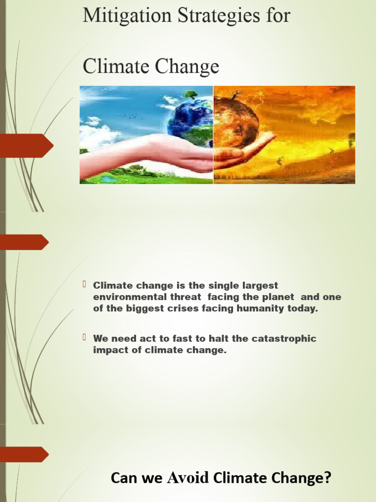Mitigation Strategies For Climate Change | Download Free PDF | Climate ...