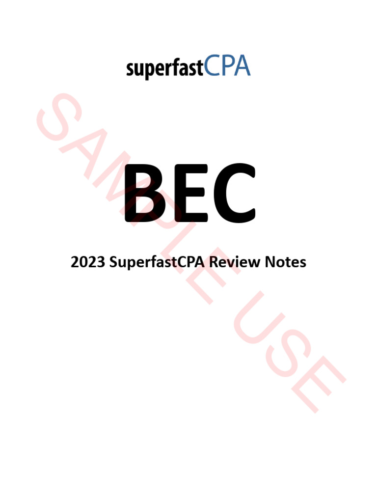 BEC Sample | PDF