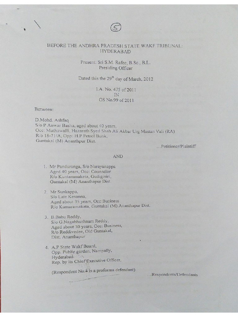 Injection Order | PDF Injection Order | PDF