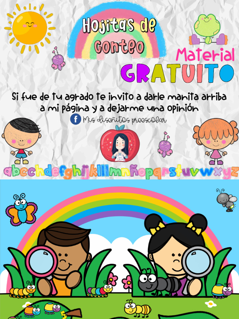 Hojitas de Conteo - Mis Diseñitos Preescolar - 3 | PDF | Artes del ...