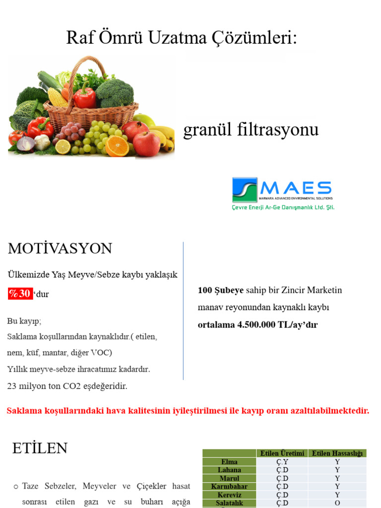 Ethylene Removal | PDF