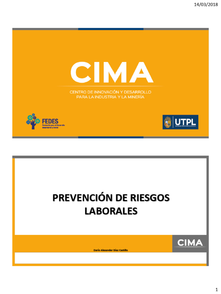 Prevencion de Riesgos Laborales | PDF