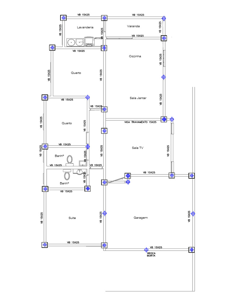 Detalhes Brocas e Viga Baldrame | PDF