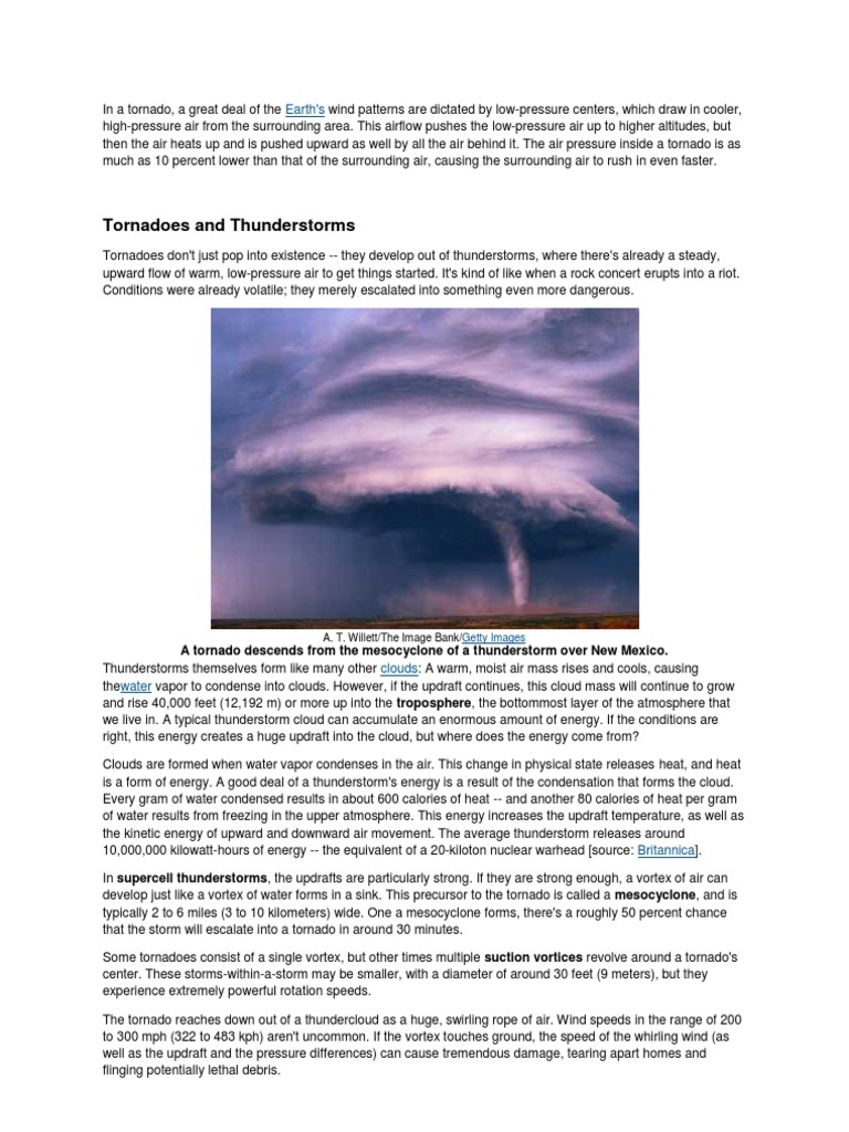 In A Tornado | PDF | Tornadoes | Thunderstorm