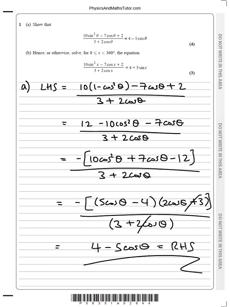 Trigonometric Identities MA | PDF | Trigonometric Functions | Special Functions