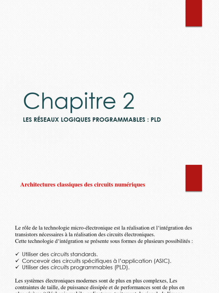 Les Reseaux Logiques PLD | PDF