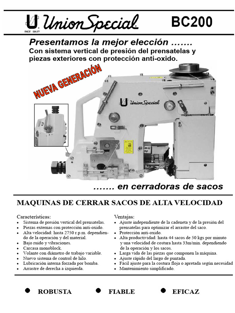 FOLLETO+BC200+CASTELLANO | PDF | Bienes manufacturados | Equipo