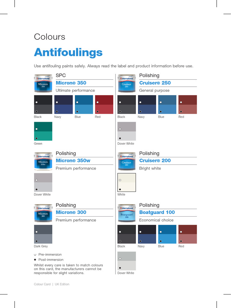 International Paint Colour Chart | PDF