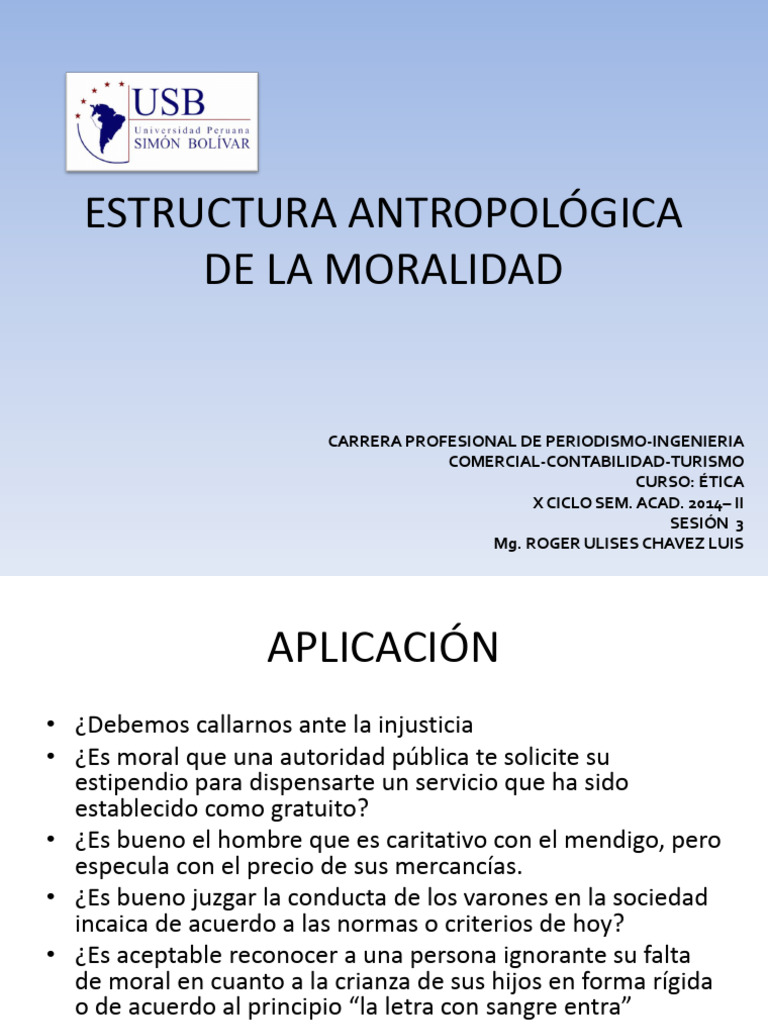 Estructura Antropológica de La Moralidad | PDF